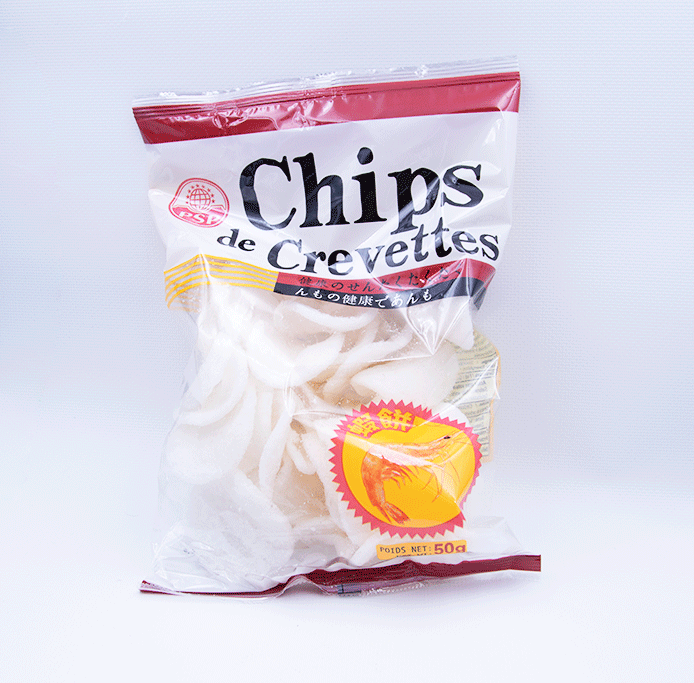 CHIPS DE CREVETTES 50G PSP – Les Halles du Japon