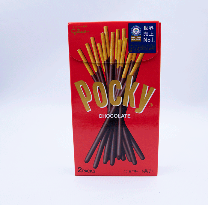Pocky au chocolat (72gr) - GLICO – Les Halles du Japon