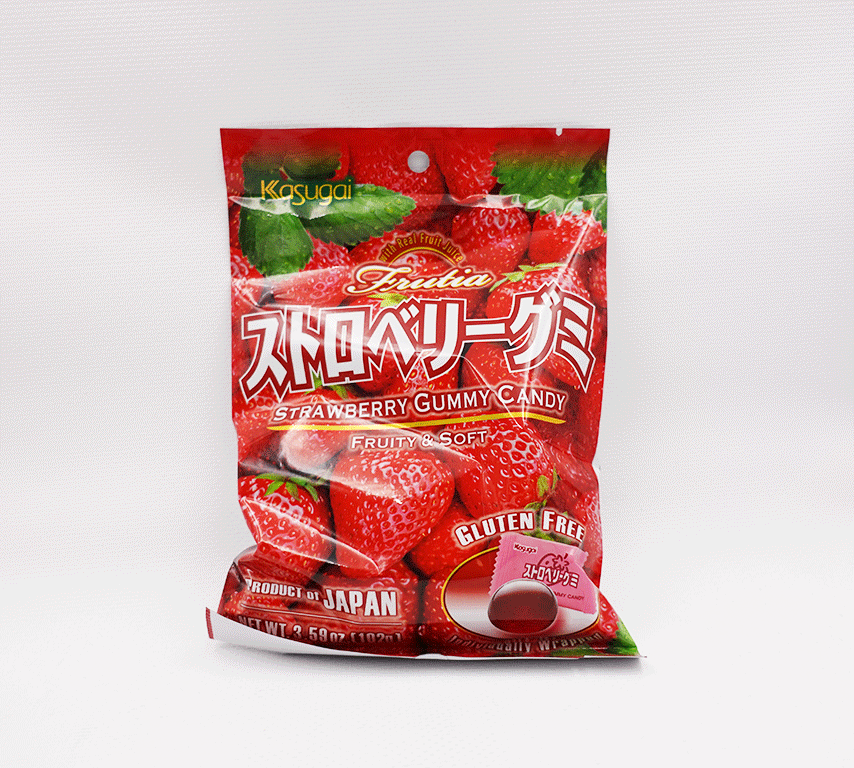 BONBON MOU A LA FRAISE 107G KASUGAI – Les Halles du Japon